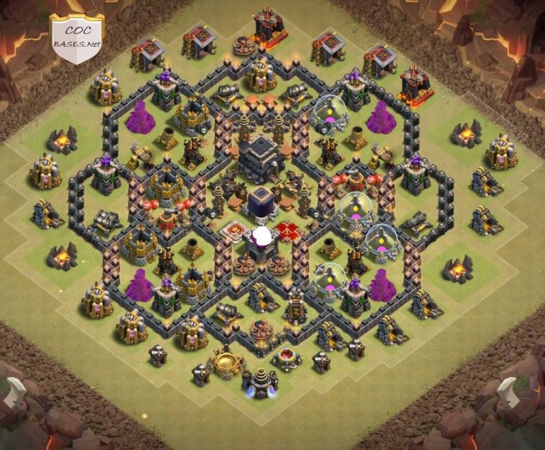 140+ Best TH9 Farming Base Links 2025 (Loot Protection) - cocbases.net