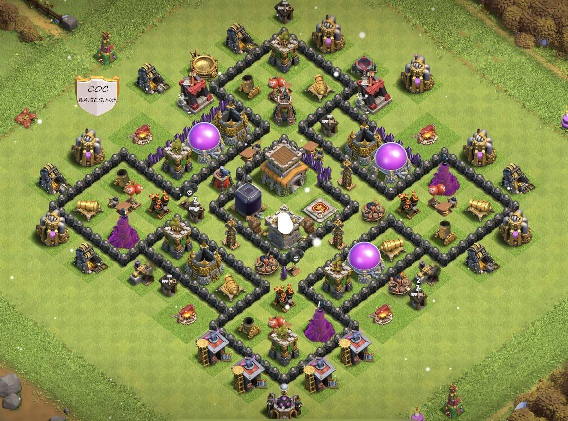 215+ Best TH8 War Base Links 2025 (Anti 3 Stars) - cocbases.net