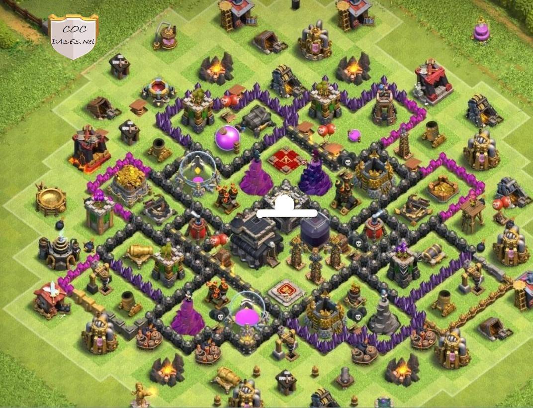 140+ Best TH9 Farming Base Links 2025 (Loot Protection) - cocbases.net