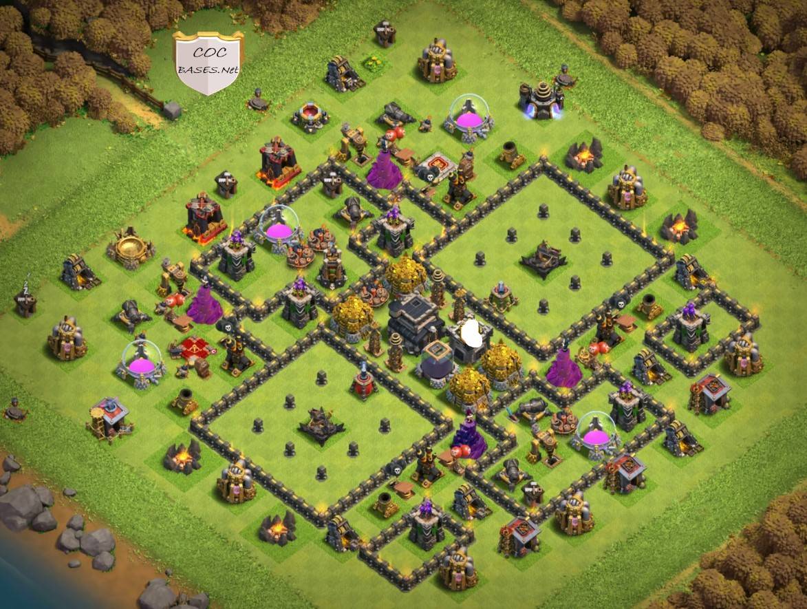 140+ Best TH9 Farming Base Links 2025 (Loot Protection) - cocbases.net
