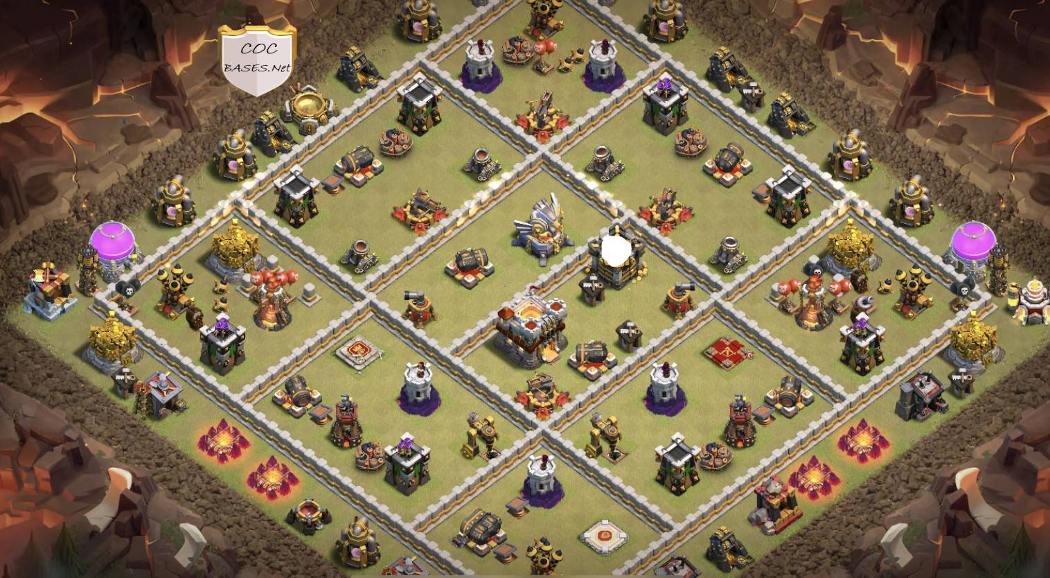 260+ Best TH11 War Base Links 2025 (Anti 3 Stars) - cocbases.net