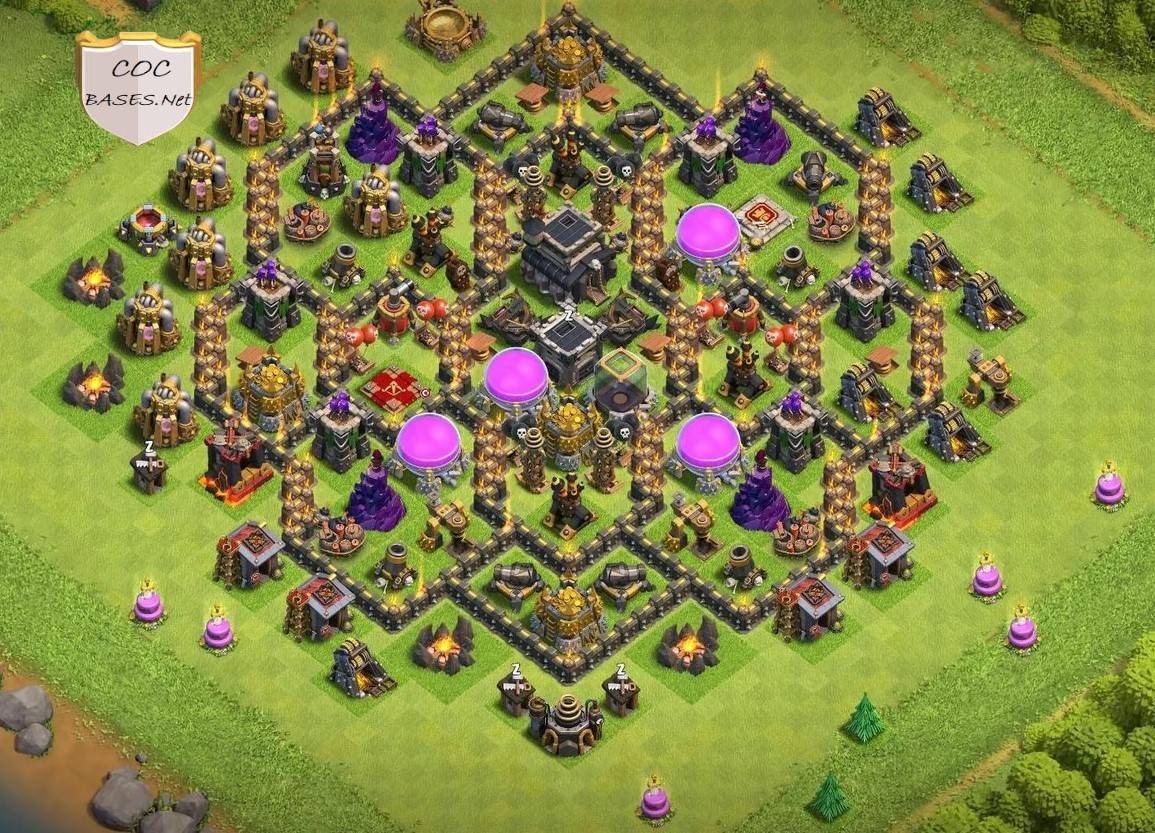 130+ Best TH9 Hybrid Base Links 2025 (Anti Everything) - cocbases.net
