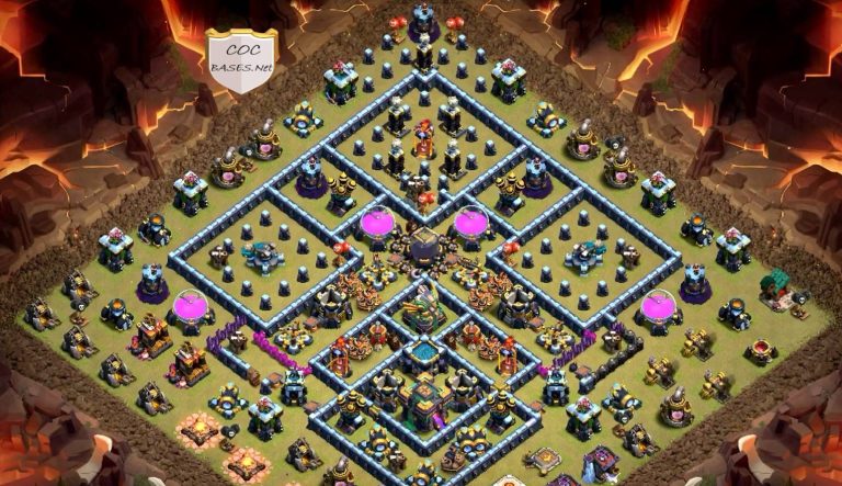 250+ Best TH14 Base Links 2025 (War, Farming, Trophy, Hybrid) - cocbases.net